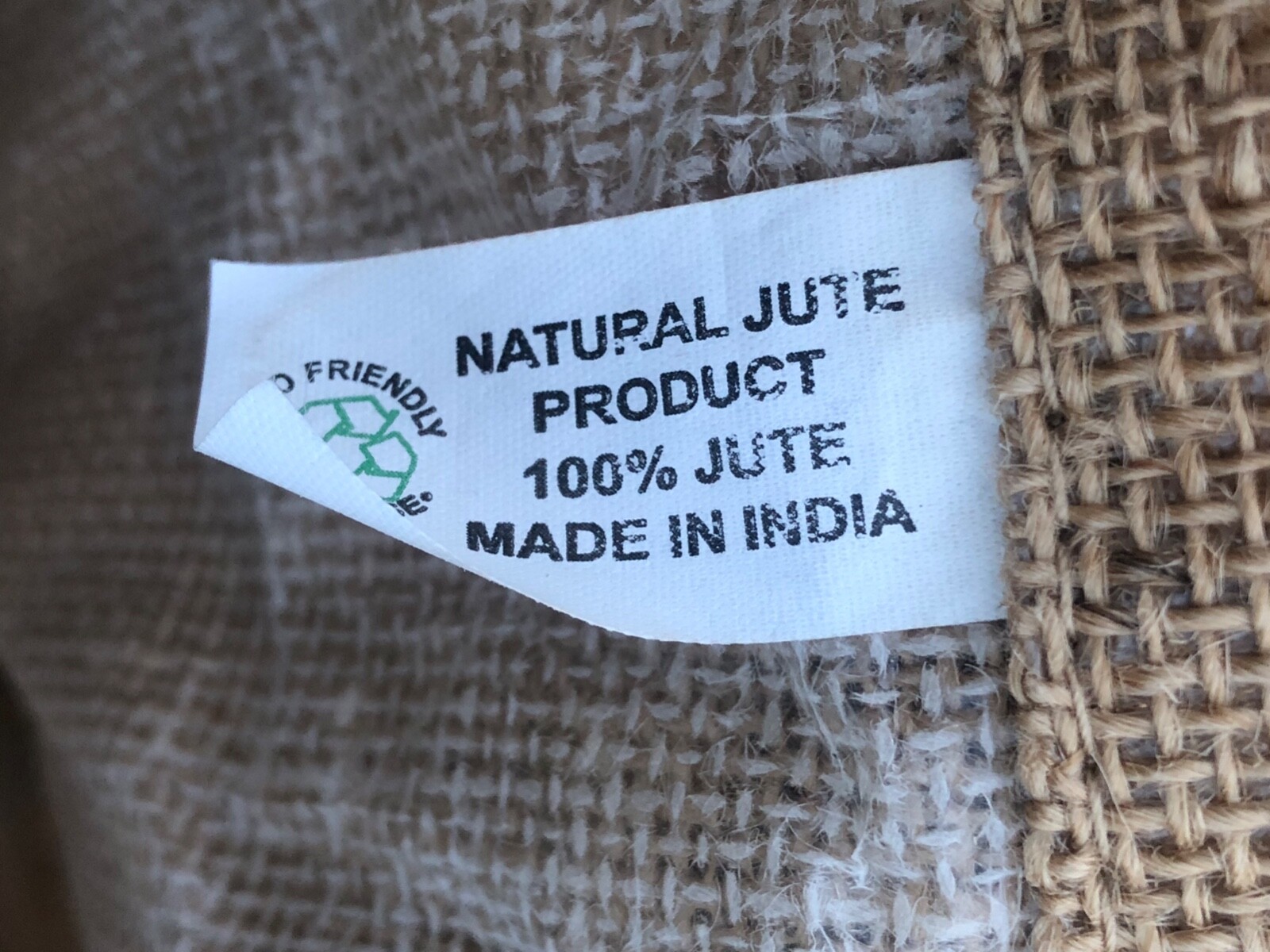 Vintage Arhaus Jute Tote Bag Carryall Beige Shopping… - Gem