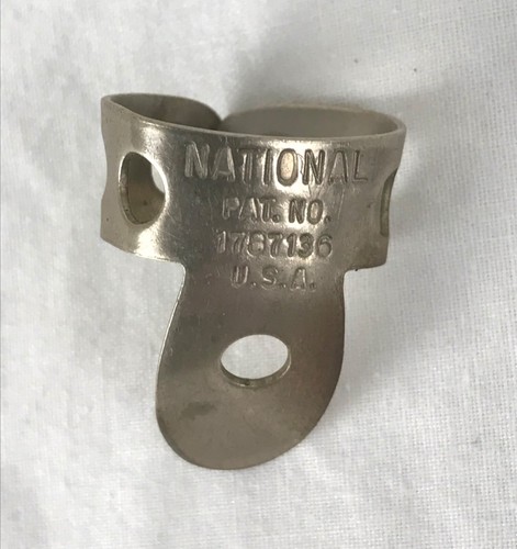 National Metal Finger Pick. Patent Number. Round 8 | eBay