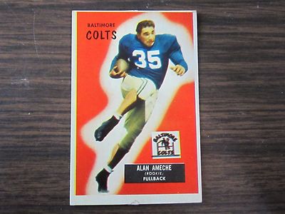 1955 Bowman # 8 Alan Ameche Card Baltimore Colts | eBay