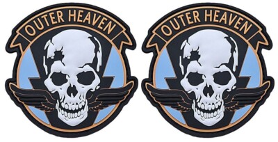 Metal Gear Solid Outer Heaven Phantom Pain 3D PVC RUBBER PATCH | 2PC ...