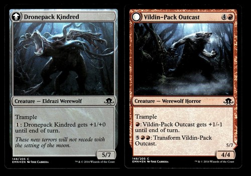 MTG Eldritch Moon Vildin-Pack Outcast Dronepack Kindred Foil 115/205 NM ...