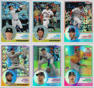 2018 Topps Silver Pack Baseball Retro 1983 9 Card Lot with Clint ...