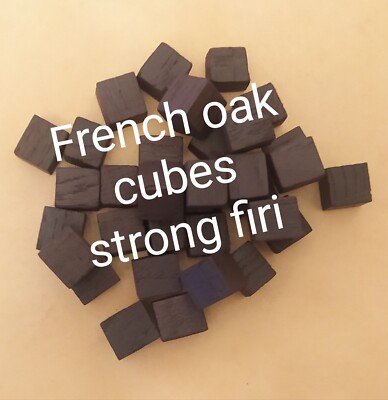 60g OAK CUBES FRENCH OAK STRONG FIRE for home Distillery Alcohol | eBay UK