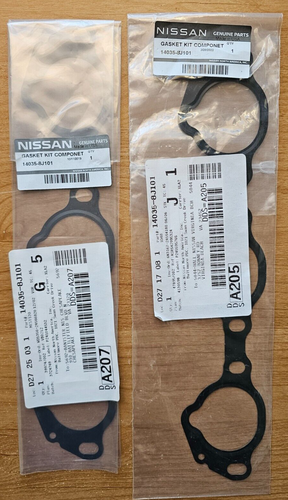 14035-8J101 X2 OEM NISSAN VQ35 LOWER INTAKE MANIFOLD GASKETS 350Z | eBay