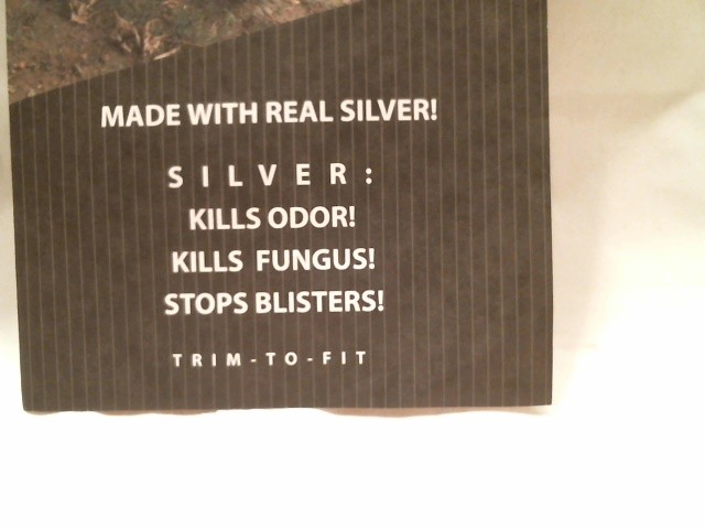 Sole Defence x-static silver fiber cushioned shoe insoles size-men 4 ...