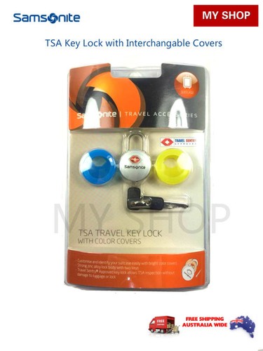 Samsonite TSA Key Lock with TWO Color Covers -Strong, Bright, TRAVEL ...