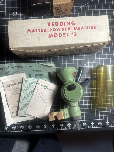 Redding Master Powder Measure Model #3 W/O Cap | eBay