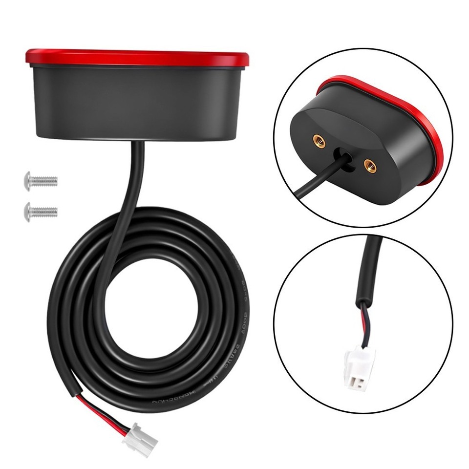 ABS Plastic Scooter Taillight LED Tail Light Dust Resistant Bright LEDs ...