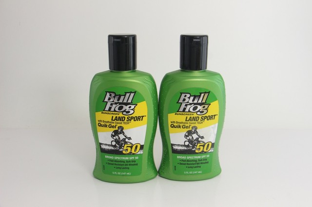 Bull Frog Land Sport Quik GEL Sunscreen SPF 50 5oz X 1 11/2021 for sale ...