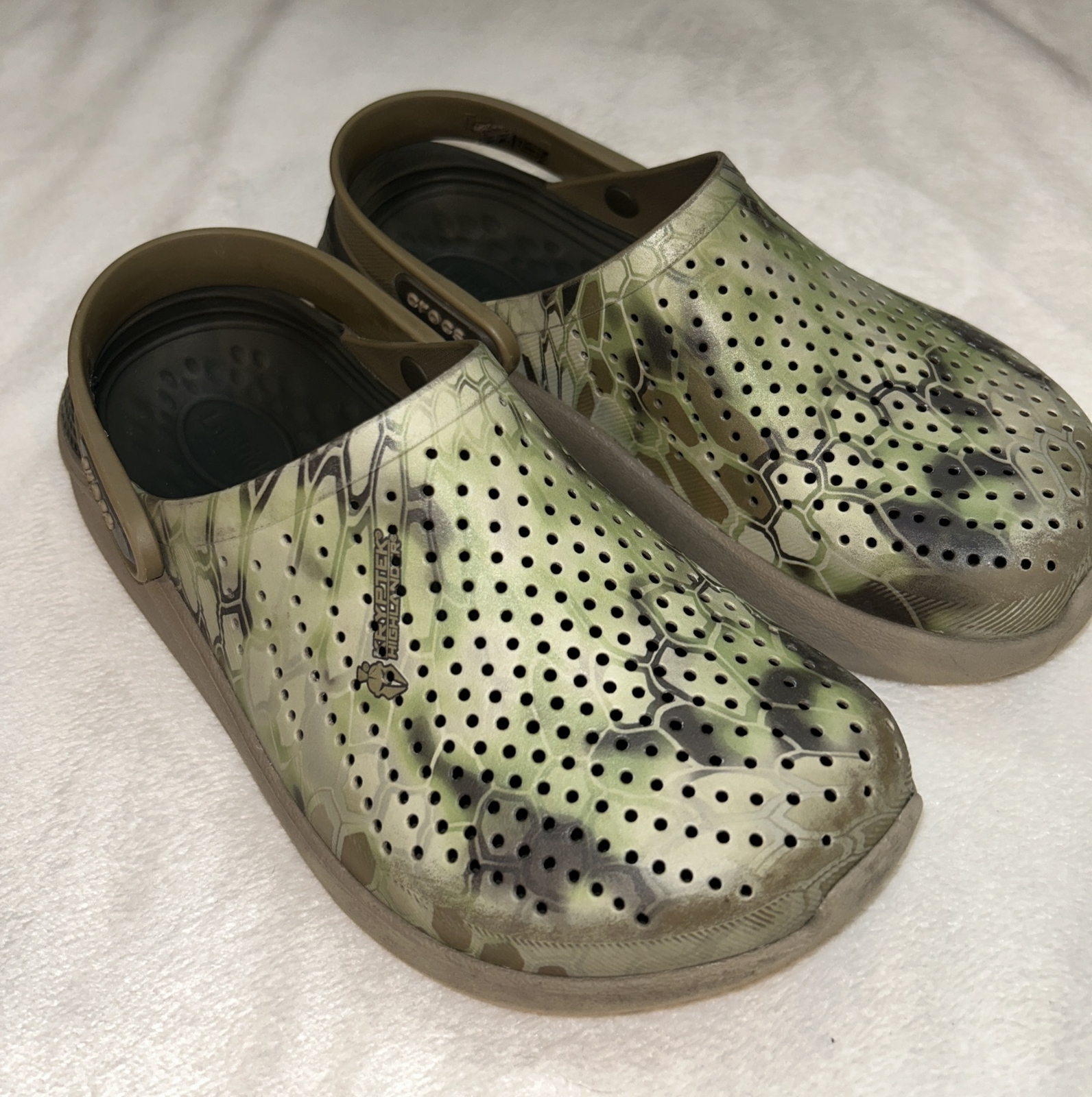 Crocs Literide Kryptek Highlander Clog Khaki Green Ca… - Gem