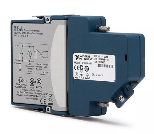 National Instruments NI-9214 Thermocouple input Module with NI TB-9214 ...