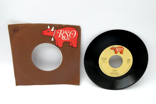 1978 RSO Records Inc RS 897 Barry Gibb Frankie Valli Grease 45rpm ...