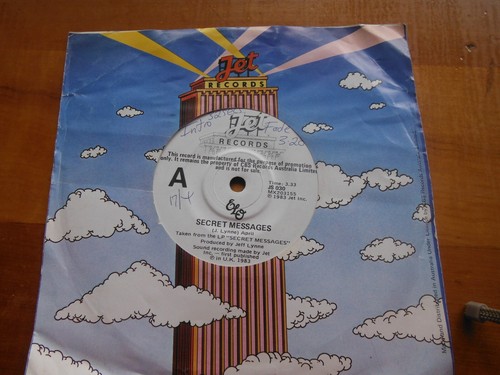 ELO ELECTRIC LIGHT ORCHESTRA 1983 SECRET MESSAGES 45 rpm 7" VINYL PROMO ...