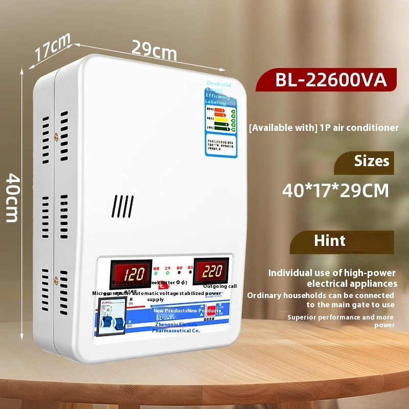 220V Voltage Stabilizer Automatic Household High-power 15/20kw Pure ...