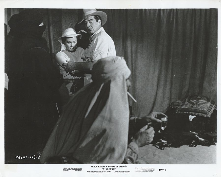 Victor Mature, Yvonne DeCarlo - Timbuktu... - 8 x 10 Original ...