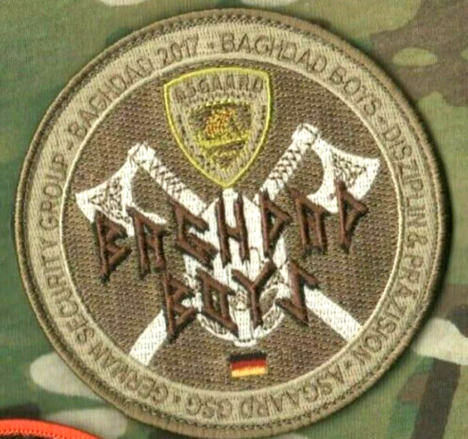 2017 GERMAN PMC DIPLOMATIC SECURITY DSS ASGAARD GSG vêlkrö PATCH ...