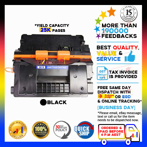 1x NoN-OEM TONER CF281X 81X for HP LaserJet M605dn M606 M606dn High ...