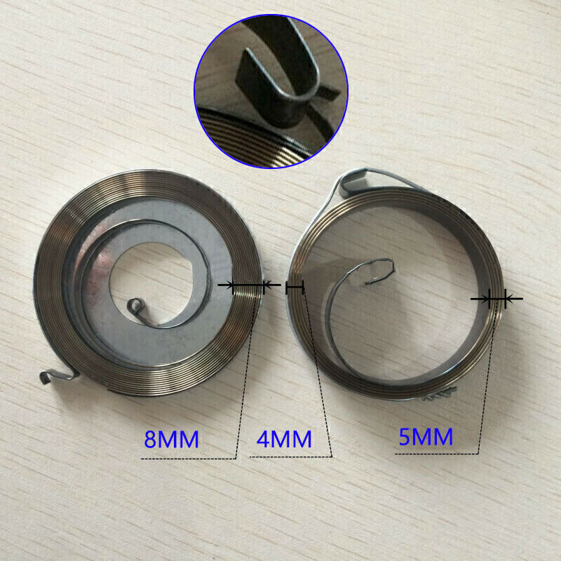 2PCS Easy Starter Rewind Spring for Petrol Chainsaw 5200 5800 Spare ...