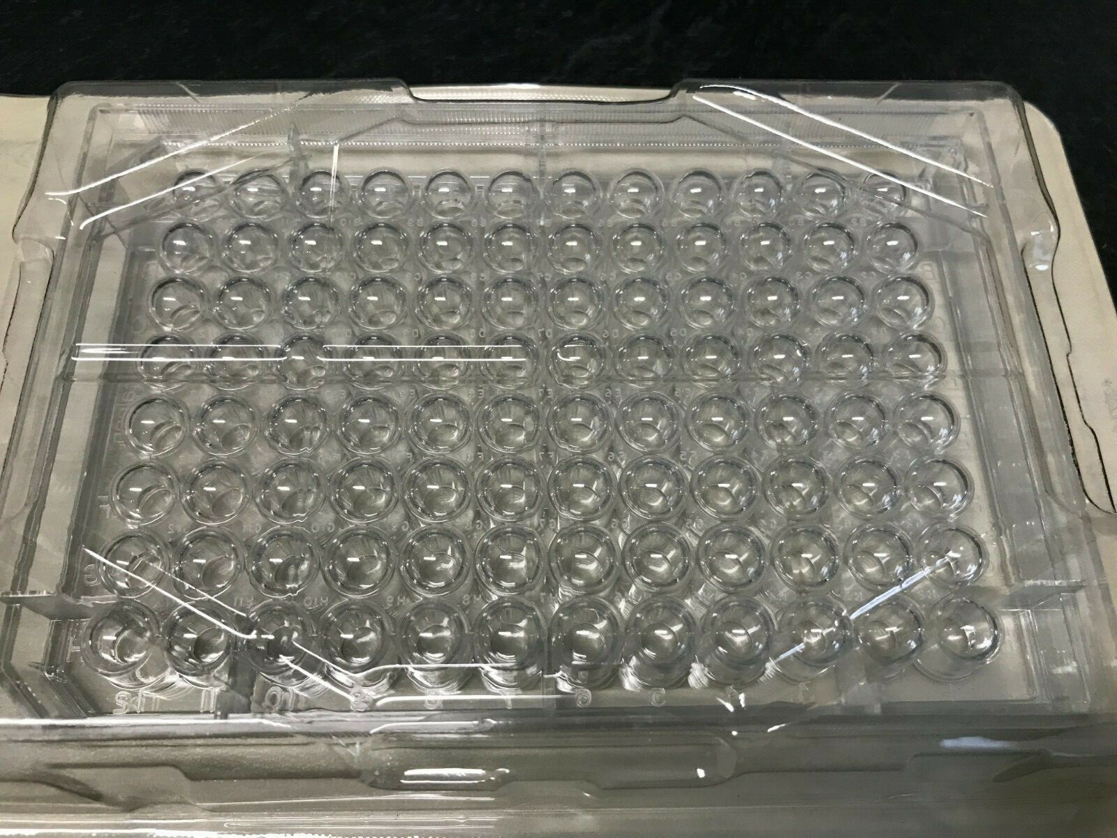 (50) Falcon 96-Well TC Treated Clear Microplate & Low Evaporation Lid ...