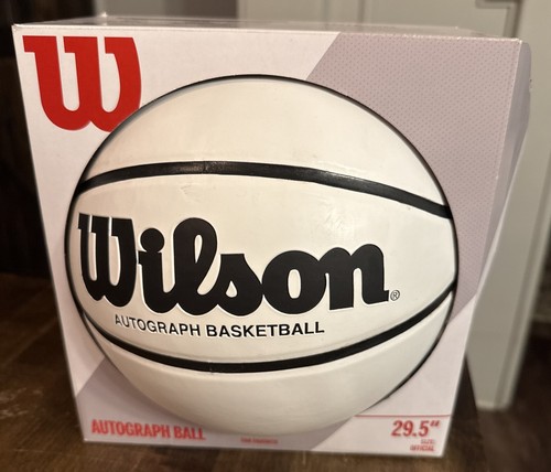 NEW IN BOX Wilson Autograph Basketball WTB0590 Brown White Official 29. ...