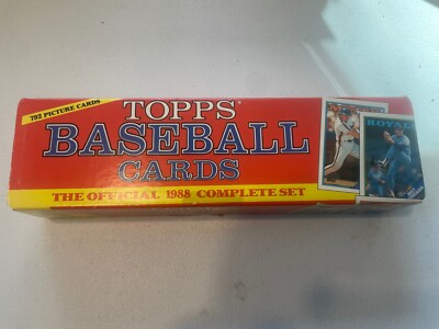 1988 Topps Baseball Factory Sealed Complete Original Card Set | eBay
