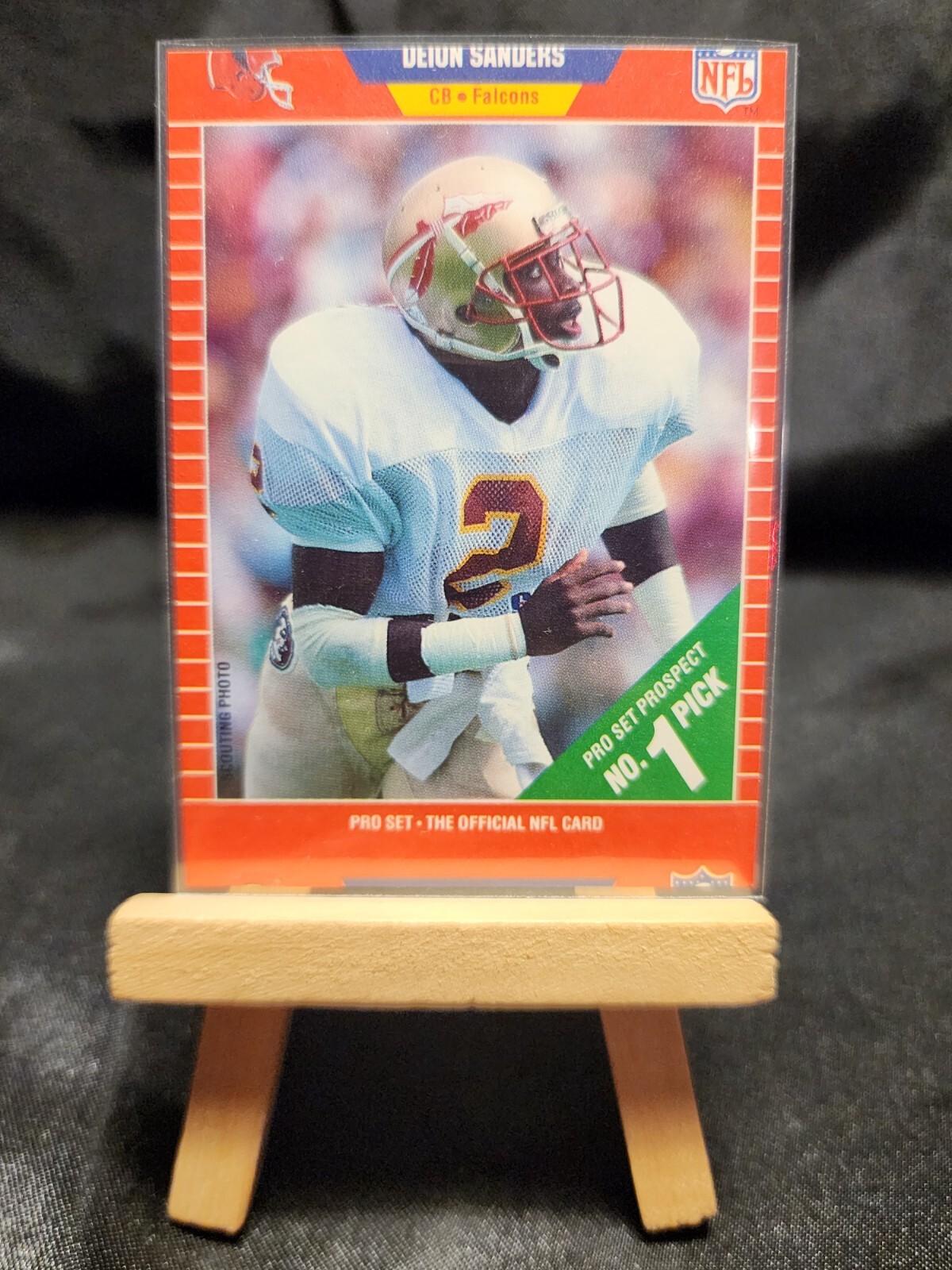 1989 Pro Set Deion Sanders #486 Miscut-Misprinted Error Rookie Card | eBay
