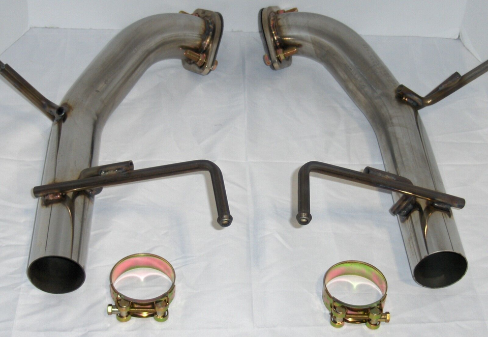 Polished Stainless Axle Back Muffler Exhaust for Subaru WRX & STi 2015 ...