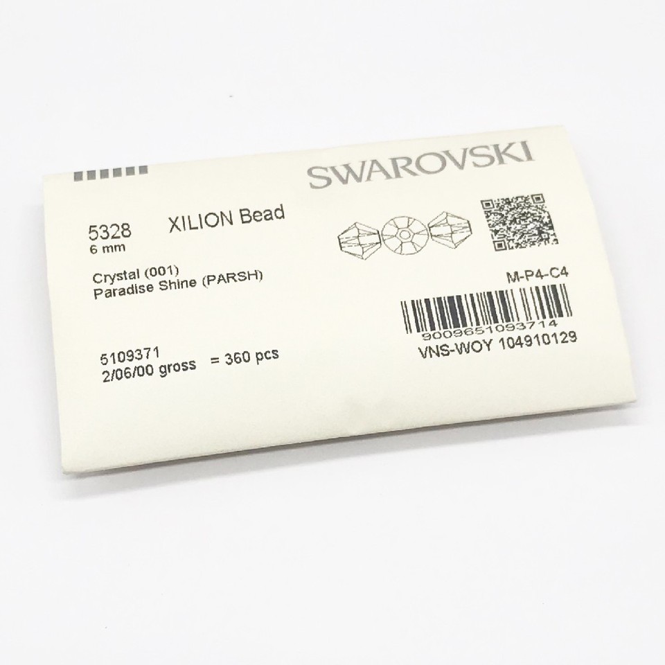 Swarovski 5328 XILION Crystal Bicone Bead Wholesale Factory Pack Pick ...