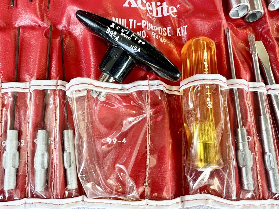 Rare Vintage XCELITE Multi-Purpose Tool Kit # 99 MP Screwdriver Hex Nut ...