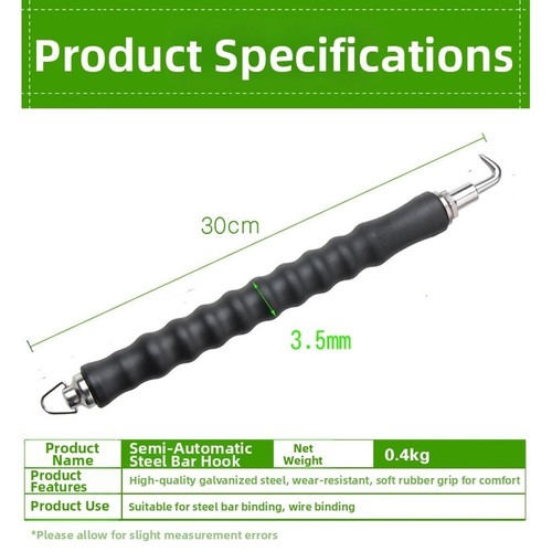 For SEMI Automatic Steel Bar Hook for Binding Alloy Steel Construction ...