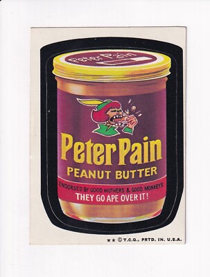 1974 Topps WACKY PACKAGES SERIES 6 PETER PAIN (X) | eBay