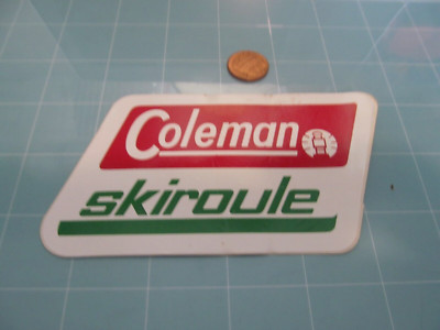 VINTAGE COLEMAN SNOWMOBILE Sticker / Decal ORIGINAL OLD STOCK RACING | eBay
