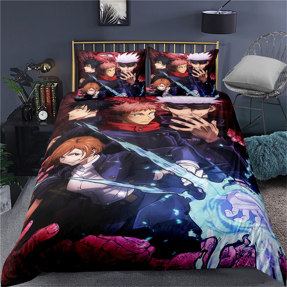 Jujutsu Kaisen Anime Single Double King Super King Bed Duvet Quilt ...