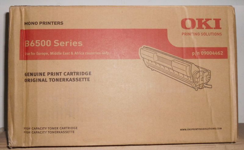 Original Oki 09004462 Toner black für B6500 ES 4300 DN N CT350497 ...