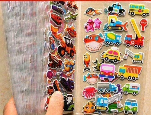 1 sheet Random Kids Stickers Gift Teacher Rewards Children S82 Crafts ...