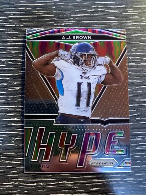 2020 Prizm AJ Brown Hype #4 Titans 2B | eBay