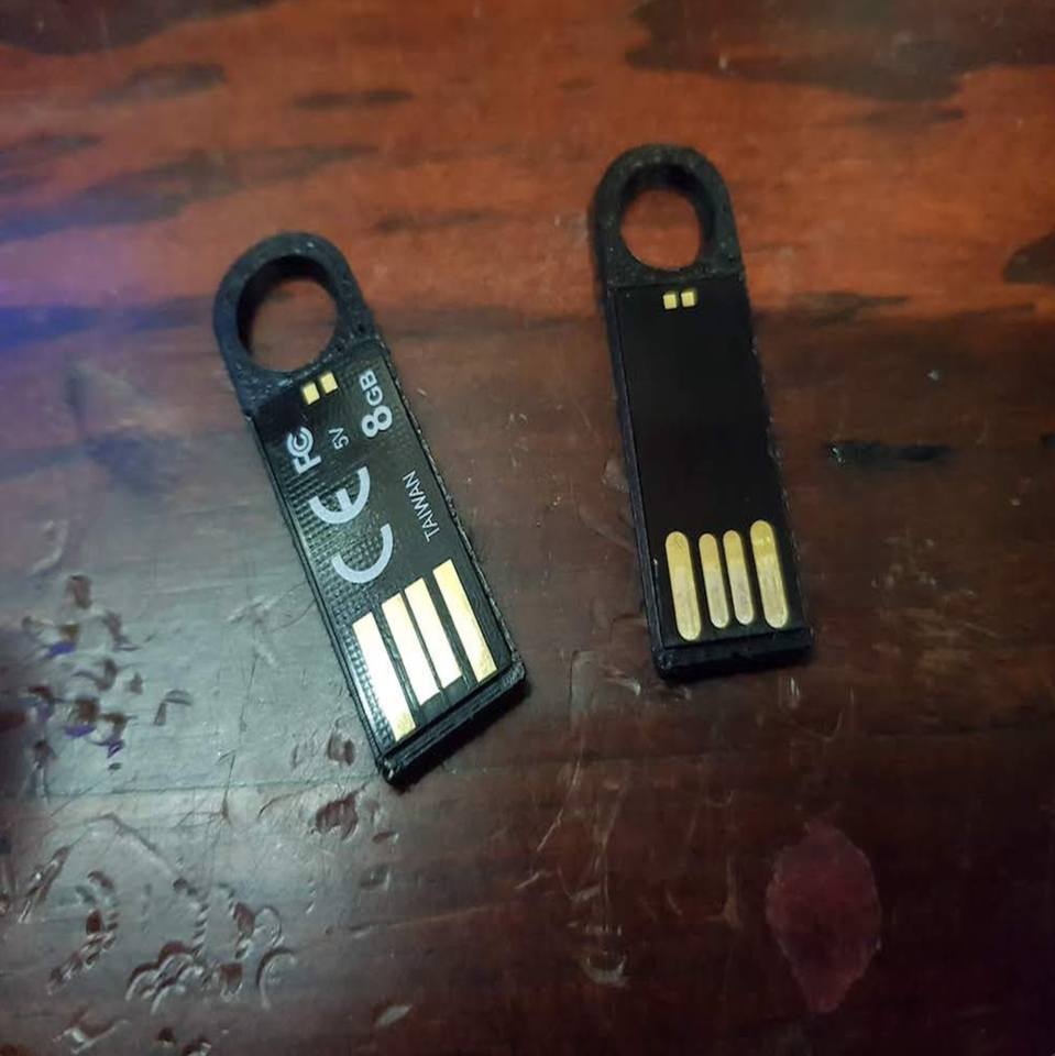 3D Printed USB Flash Drive Replacement Shell- Broken Case Replacement ...