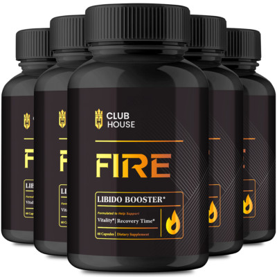 (5 Pack) ClubHouse Fire Capsules Multivitamin for Men Supplement (300 ...