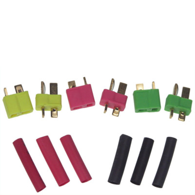 SUPER PLUG 3 pairs T male sockets black like Deans Team Orion ORI40010 ...