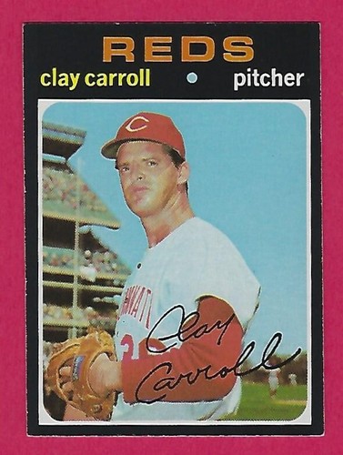 1971 Topps Clay Carroll # 394 Cincinnati Reds | eBay