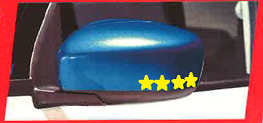 PAIR of NEW Genuine Suzuki SWIFT 2017> Mirror Covers BLUE WITH MIRROR ...
