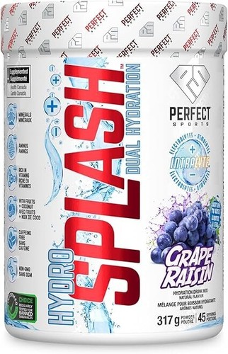 Perfect Sports HydroSplash Hydration Mix Grape Raisin Zero Sugar 317g ...