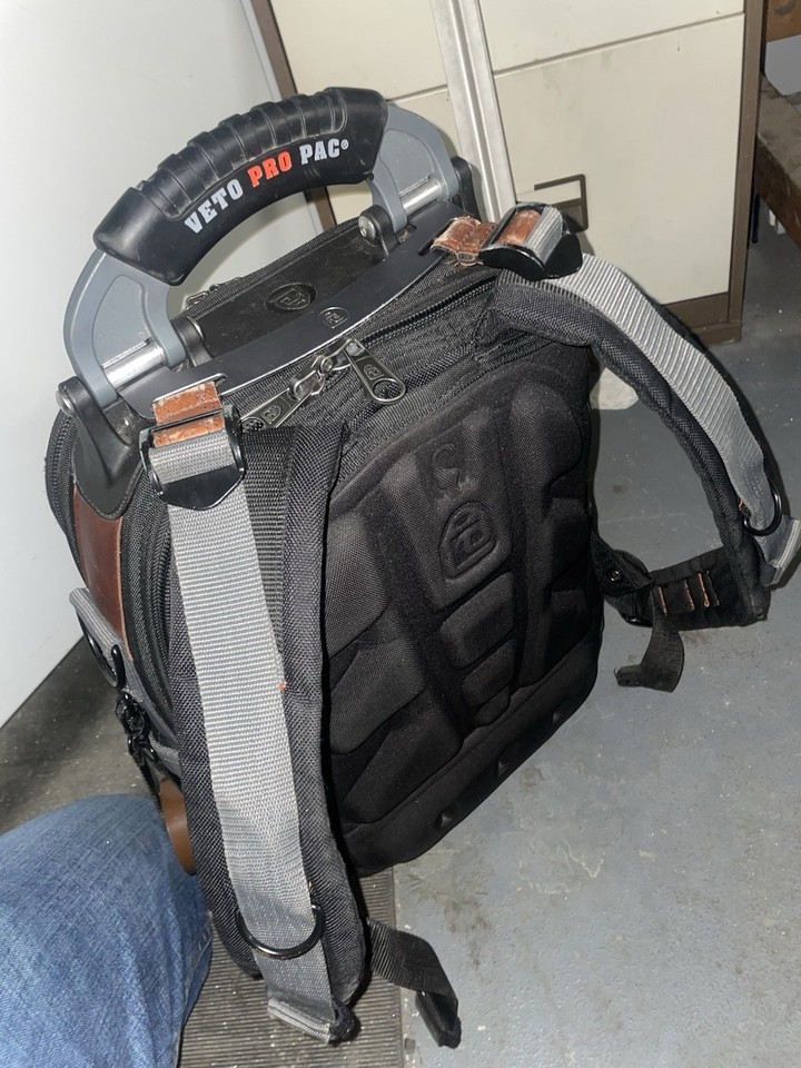 Veto Pro Pac Tech Pac LT Tool Backpack – Professional Electrician/Technician Bag | eBay UK