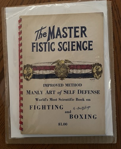 The Master Fistic Science!! Rare Vintage Boxing Book!!! MMA UFC | eBay