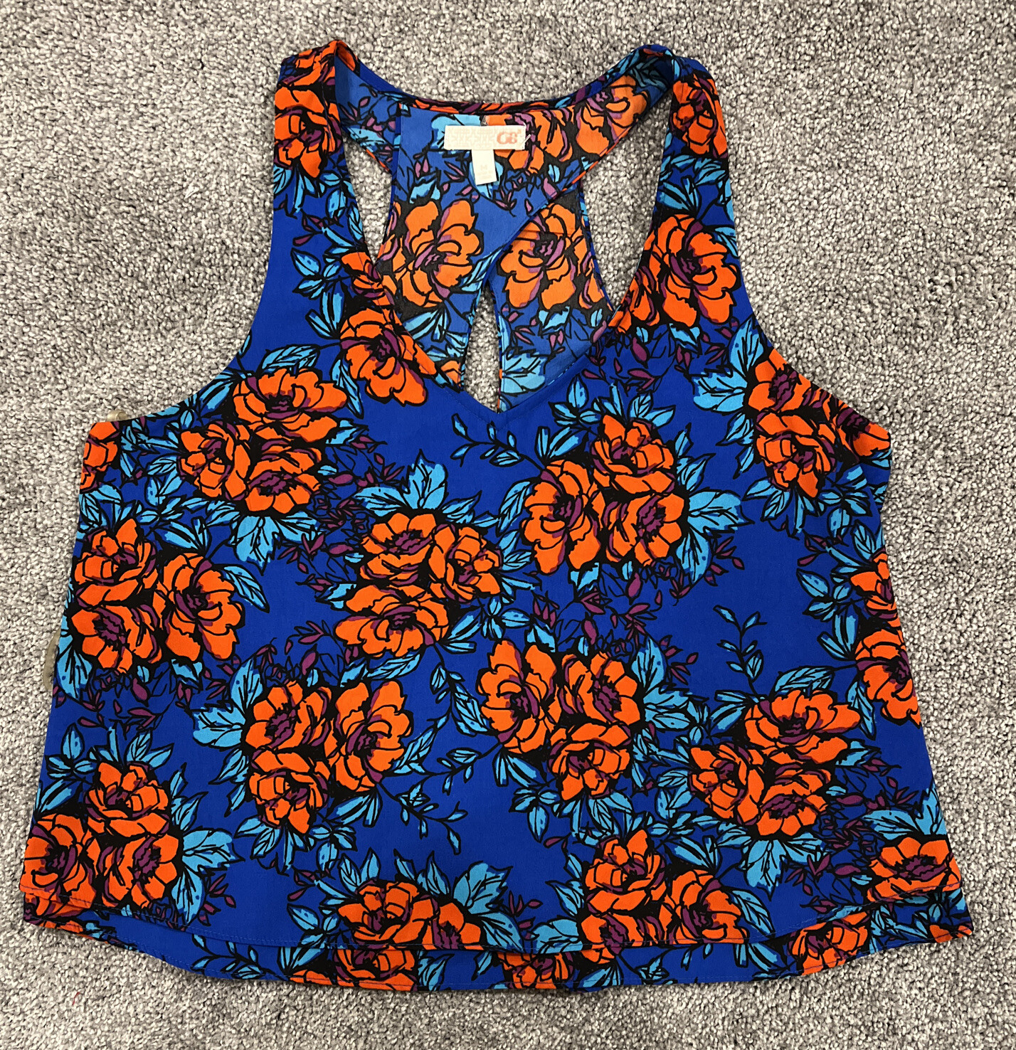 BEAUTIFUL Gianni Bini Blouse Top Woman Size Medium Fl… - Gem