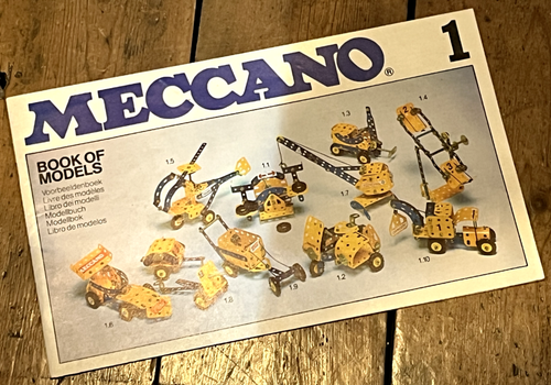 VINTAGE 1978 MECCANO 1 BOOK OF MODELS CATALOGUE VGC FOR AGE | eBay UK