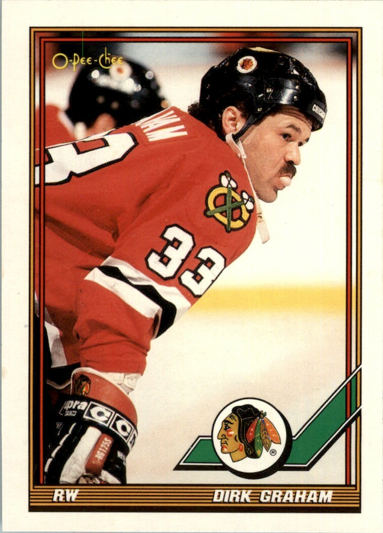 1991-92 O-Pee-Chee NHL Dirk Graham #217 | eBay