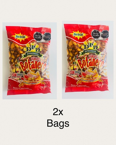 2 X CACAHUATE BOTANERO HOT SNACK BAR PEANUTS BOLSA GRANDE Each Bad Is ...
