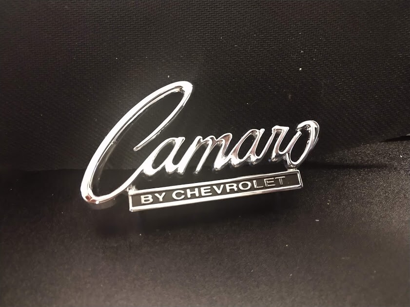 1968-69 CAMARO HEADER PANEL AND TRUNK EMBLEM | eBay