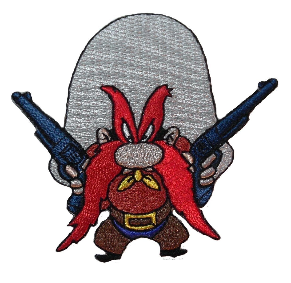 Looney Tunes YOSEMITE SAM 3 " Guns Iron On Embroidered PATCH | eBay